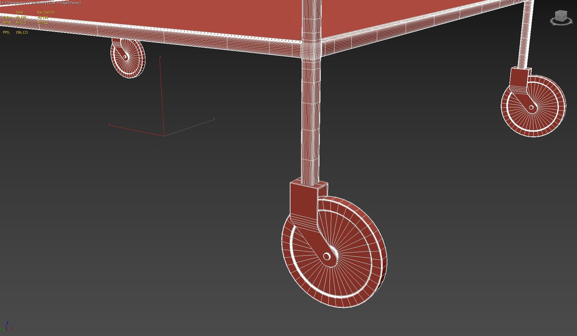 3D Model Bar Cart 03 - TurboSquid 1647775