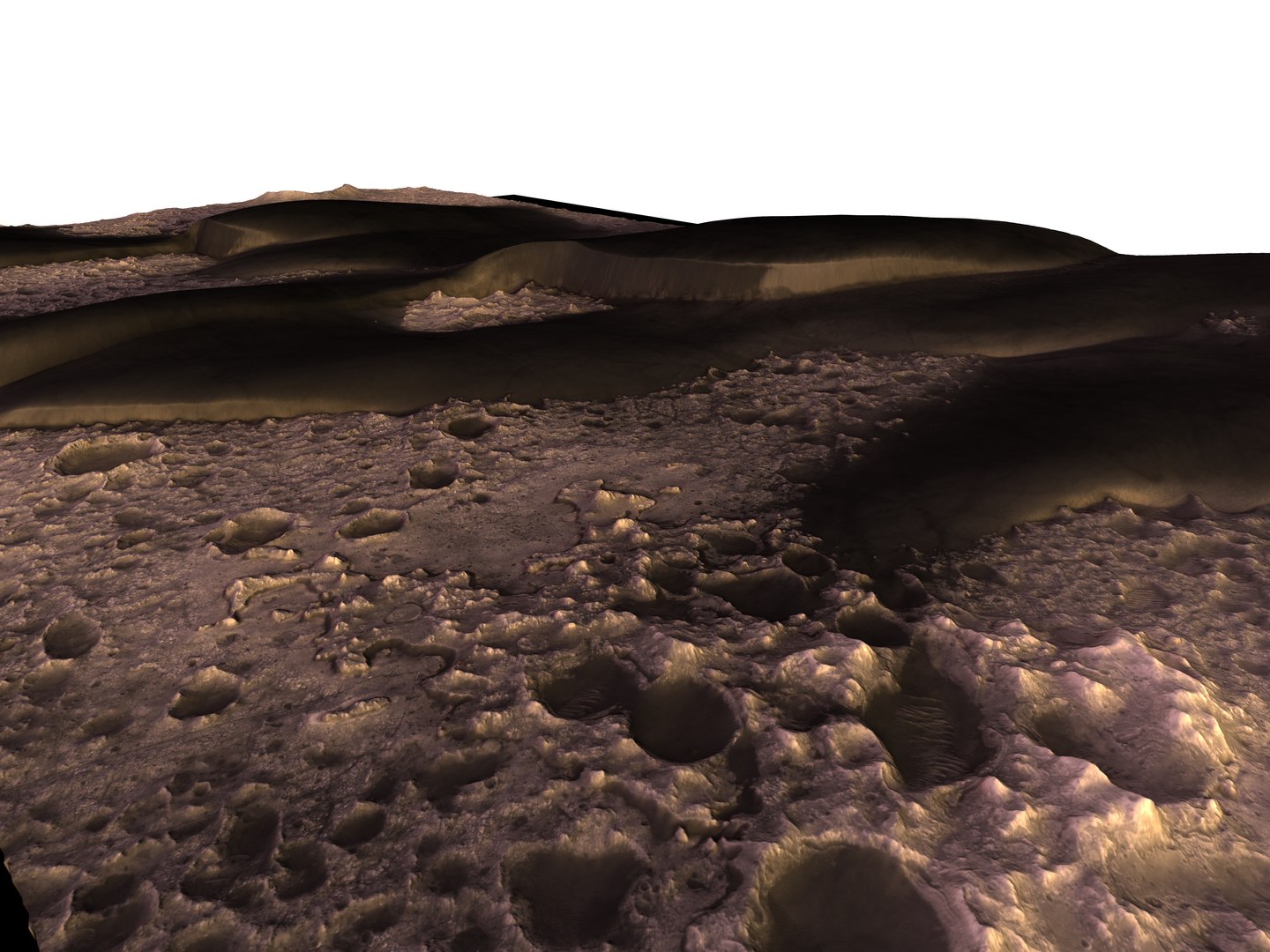 MARS VR - Dunes In Syrtis Major Region Crater 3D - TurboSquid 1969213