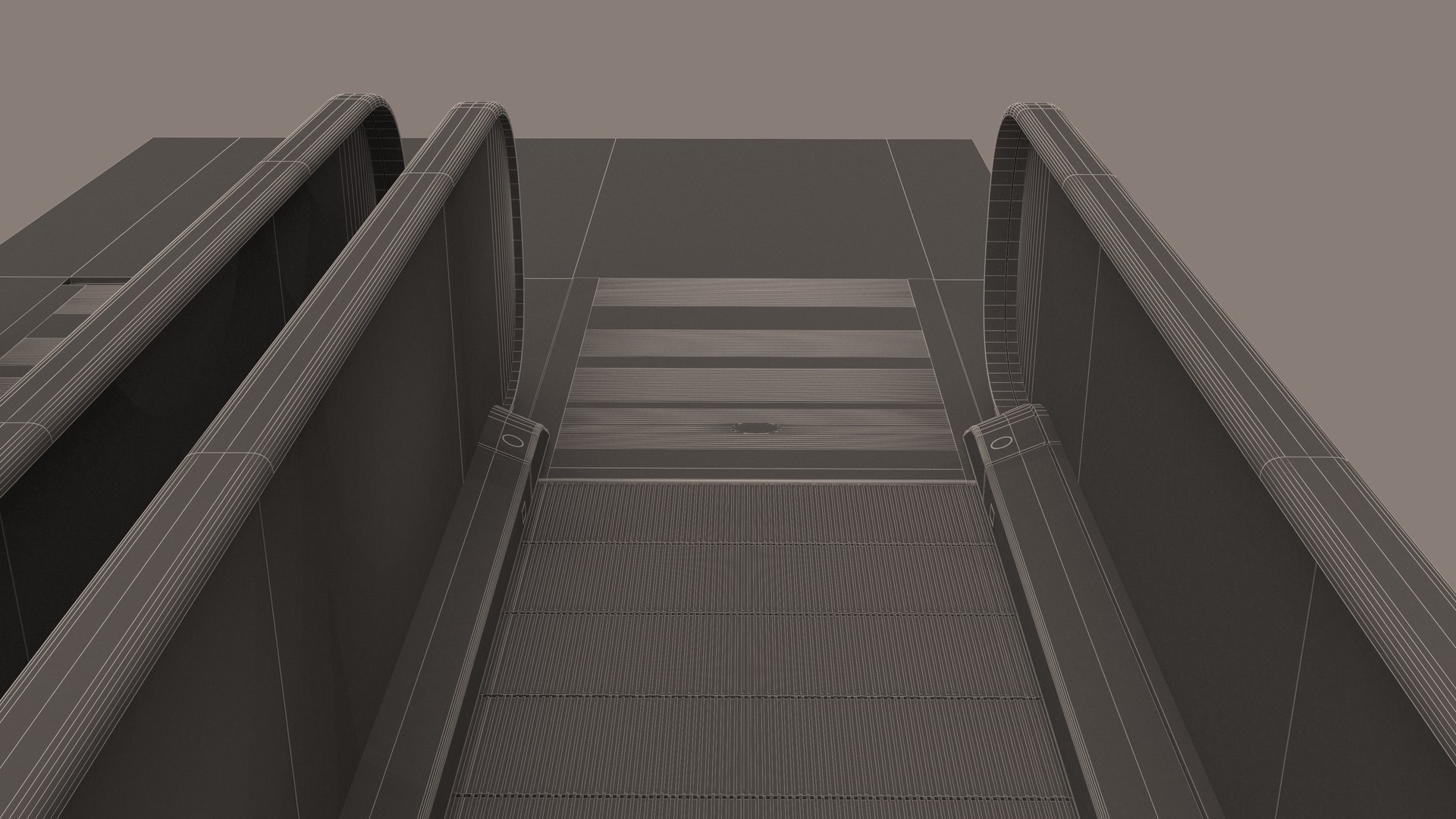 Double Moving Walkway 3D Model - TurboSquid 1866267