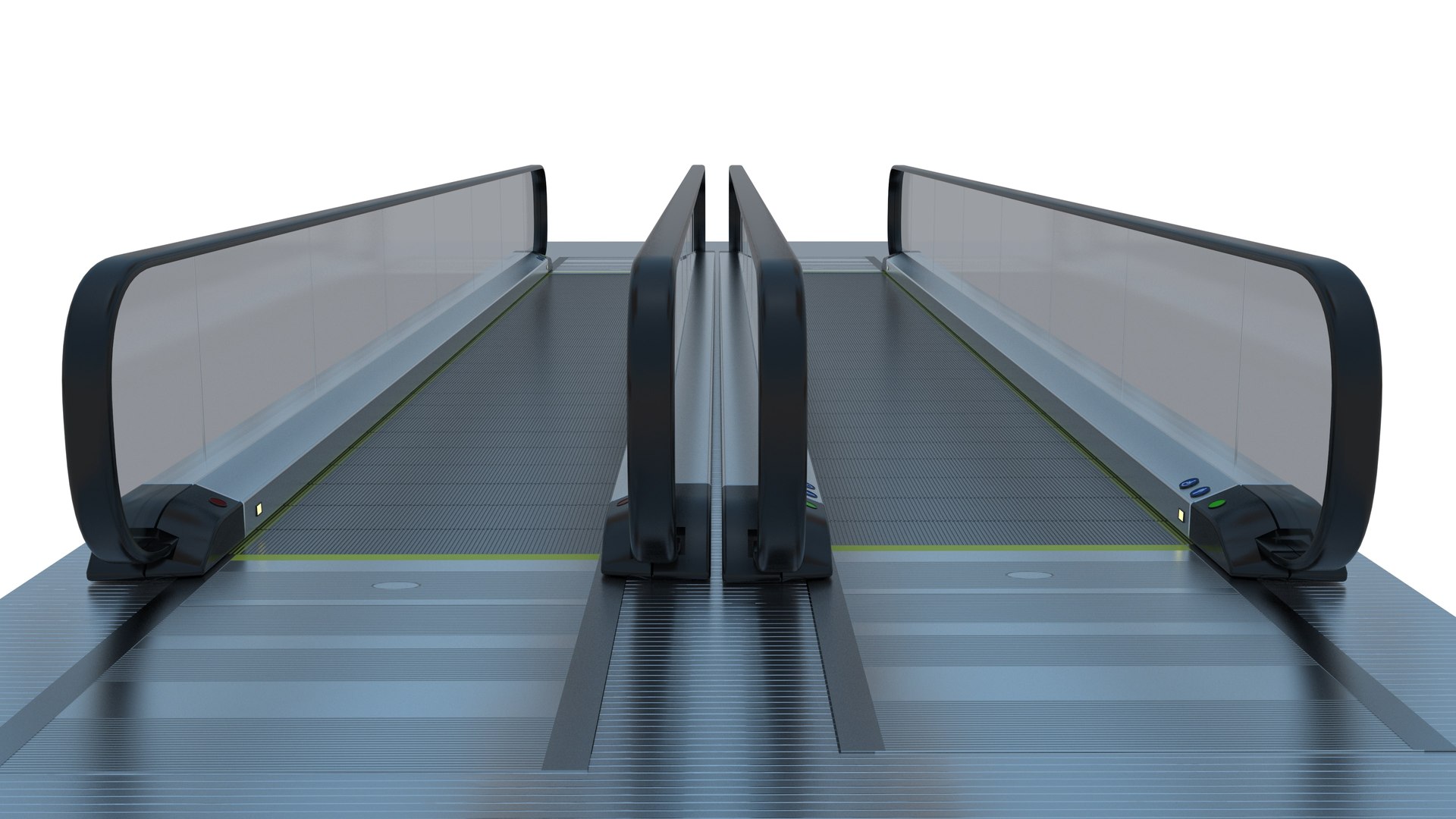 Double Moving Walkway 3D Model - TurboSquid 1866267