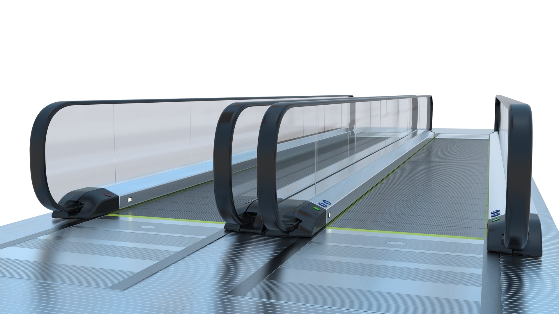 Double Moving Walkway 3D Model - TurboSquid 1866267