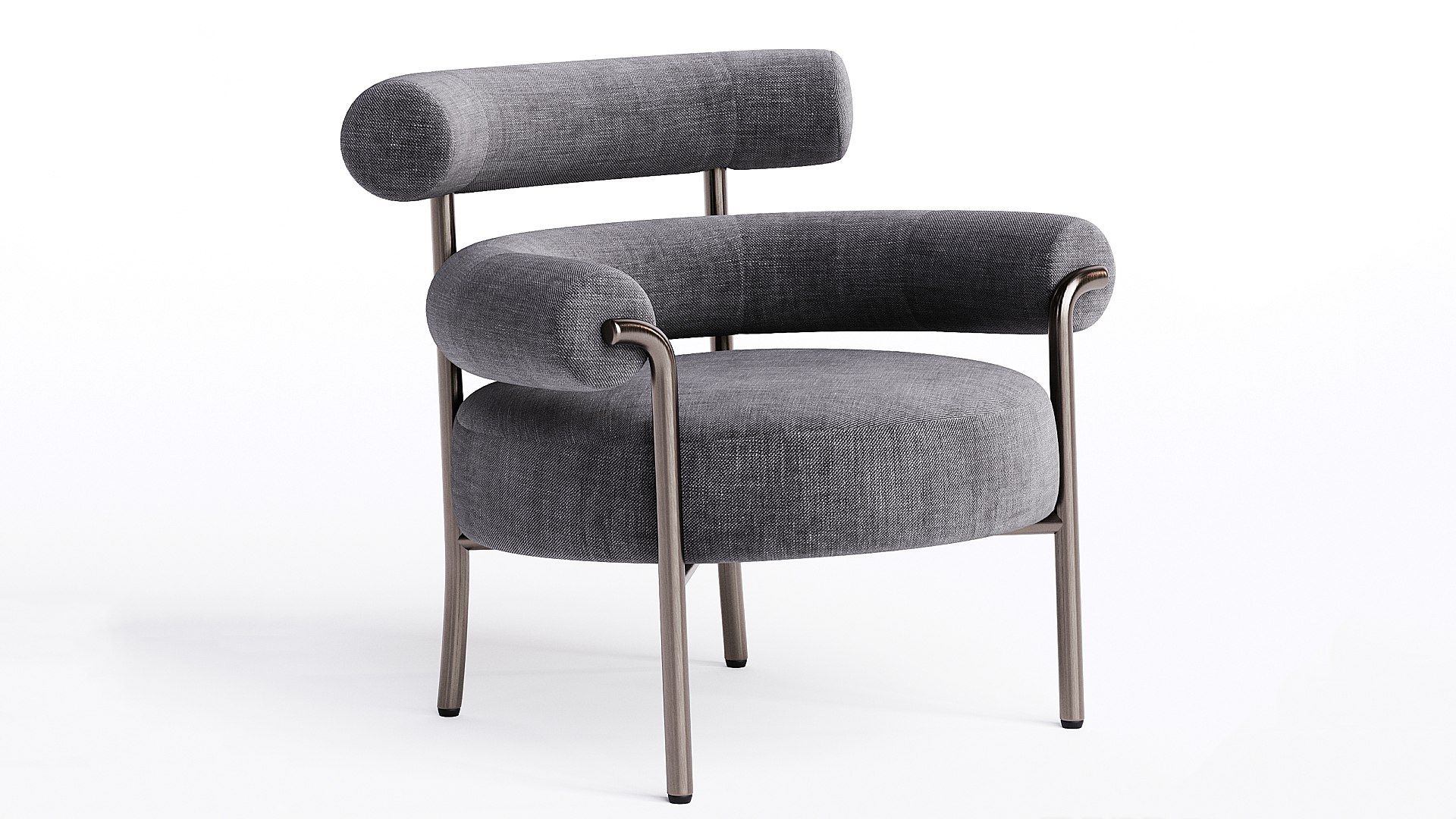 Fabric Armchair Model - TurboSquid 2301458