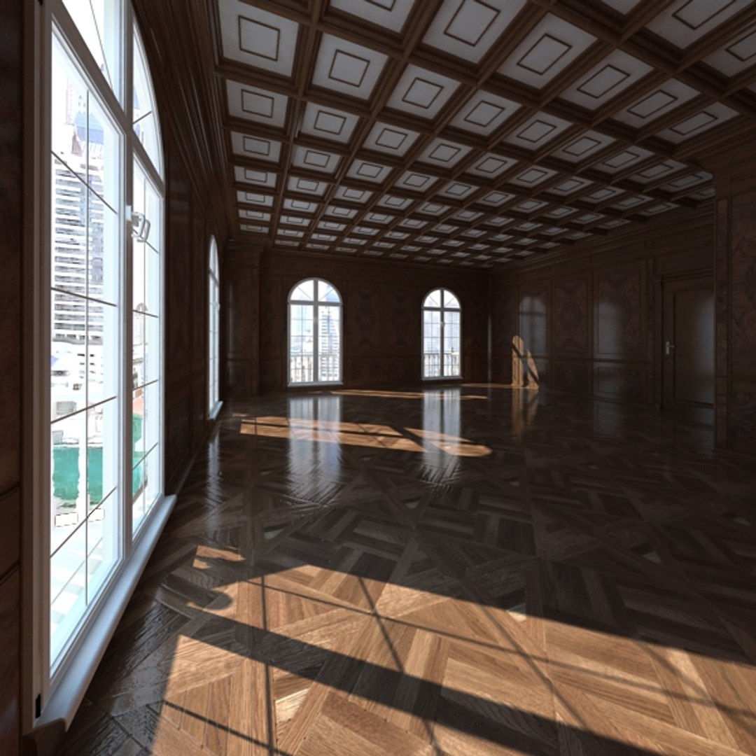 3d Model Of Base Classic Interior
