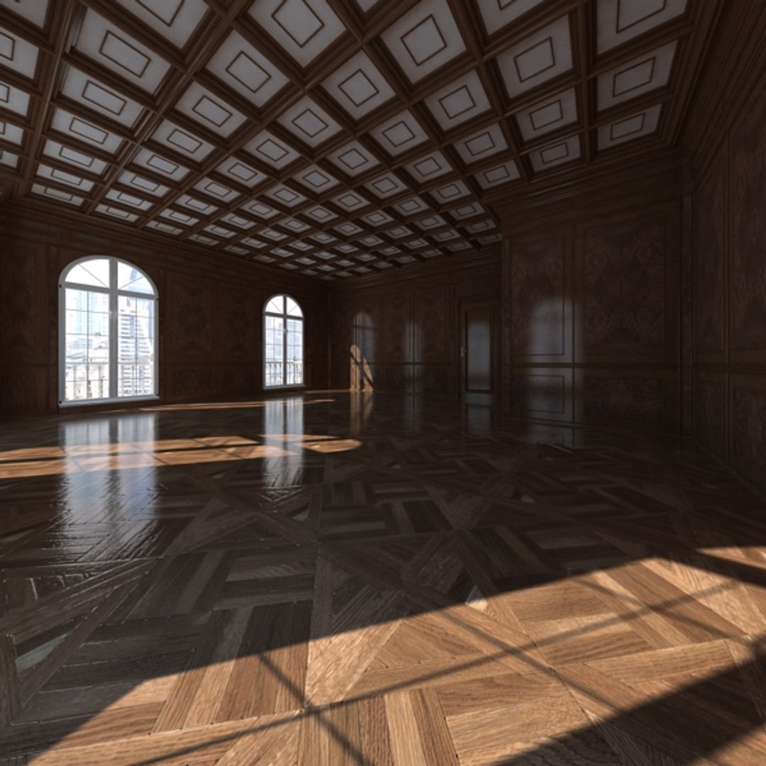 3d Model Of Base Classic Interior