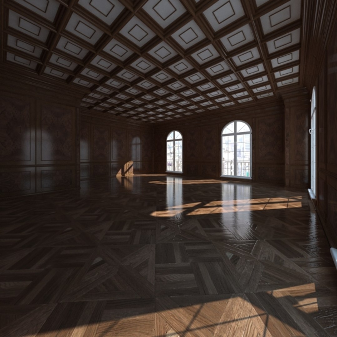 3d Model Of Base Classic Interior