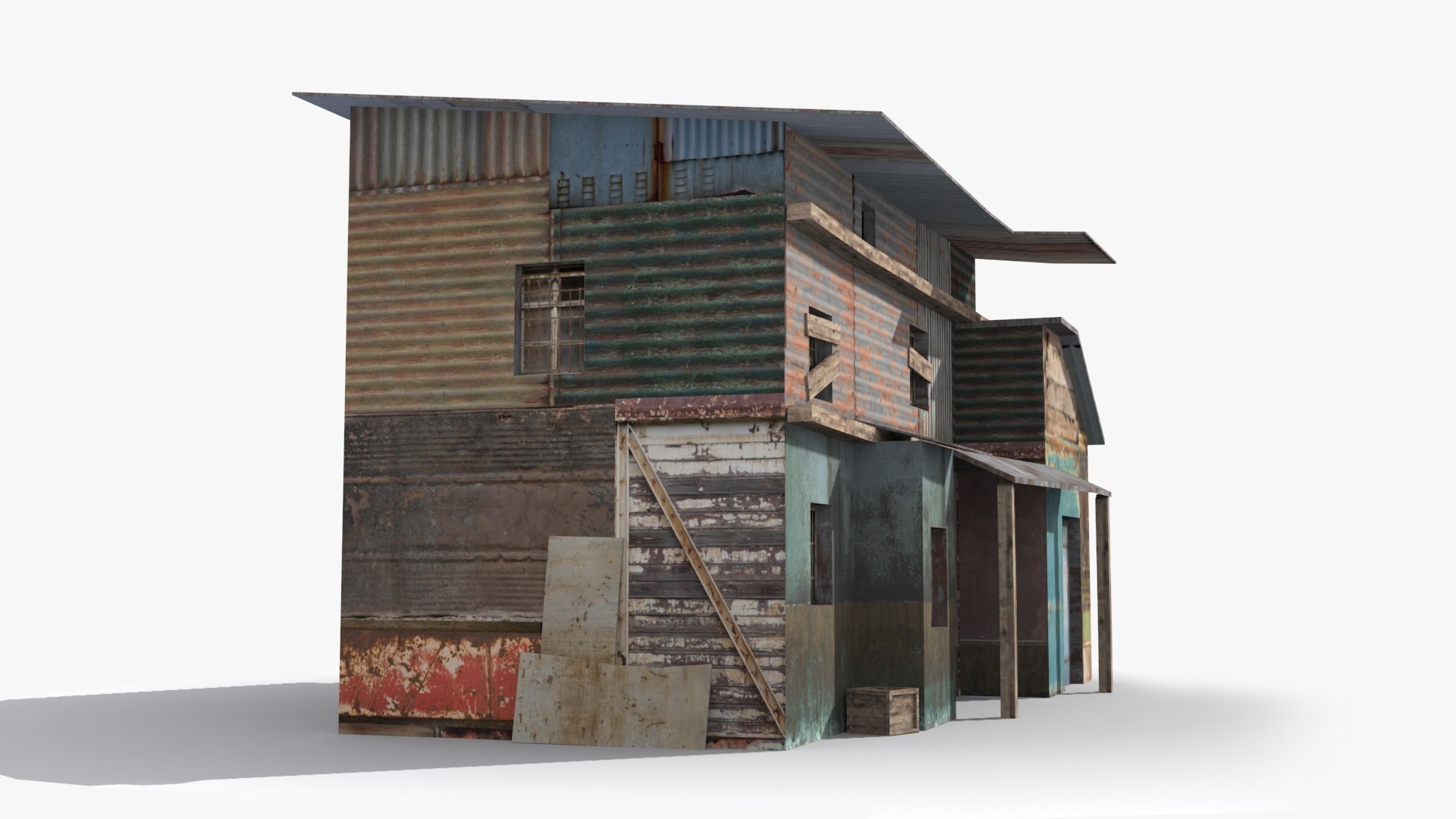 3D Slum X14 - TurboSquid 2009567