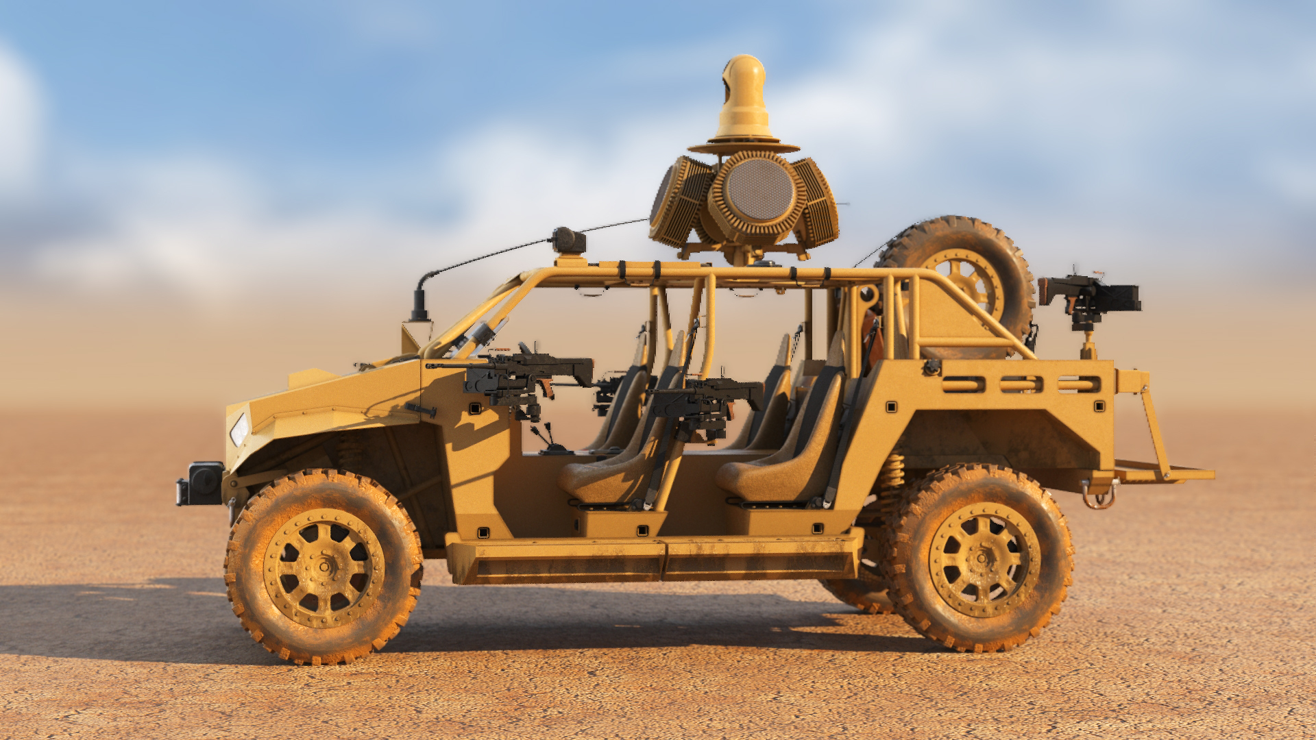 3D Model Polaris Dagor - TurboSquid 2260227