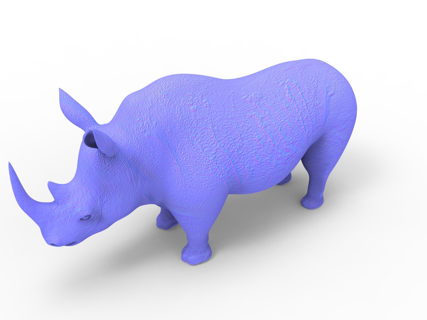 3D Dirty Realistic Rhino - TurboSquid 1257184
