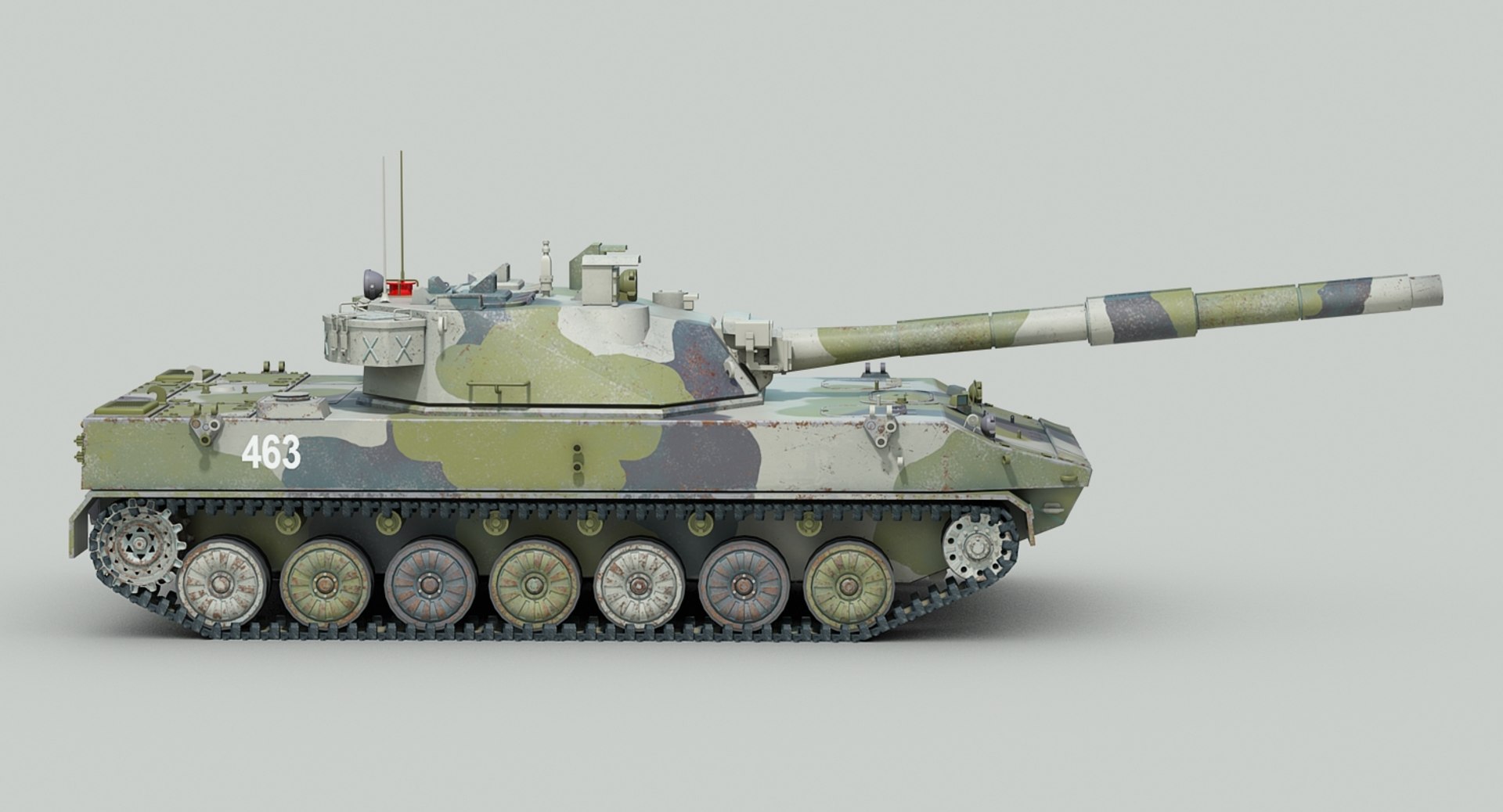 3d Model Of 2s25 Sprut Russian