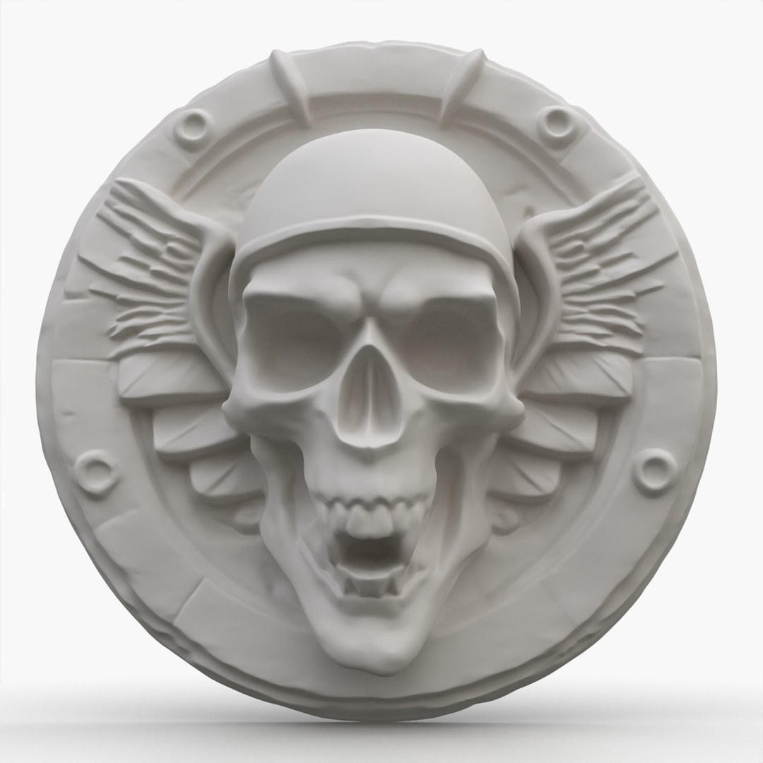 3D Skull Emblem 5 Model - TurboSquid 2283832