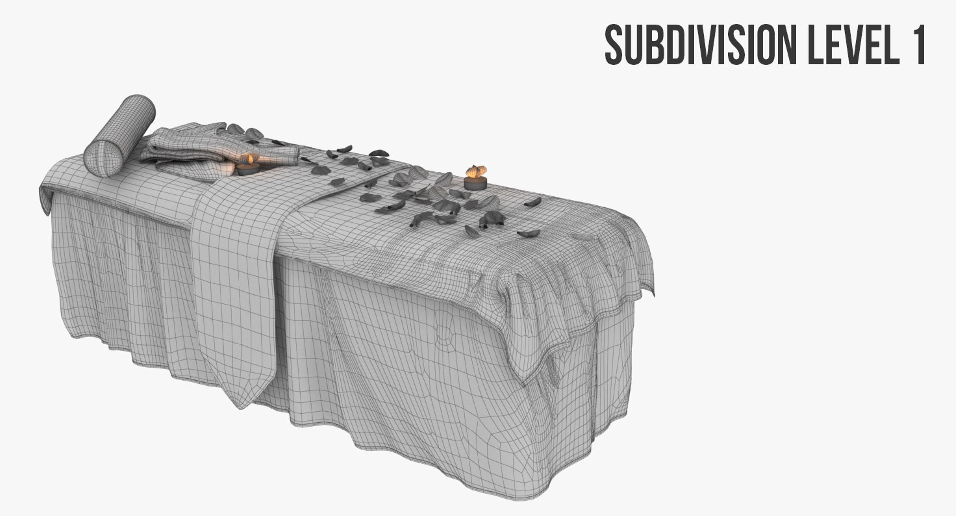 3D spa relaxing bed | 1147566 | TurboSquid