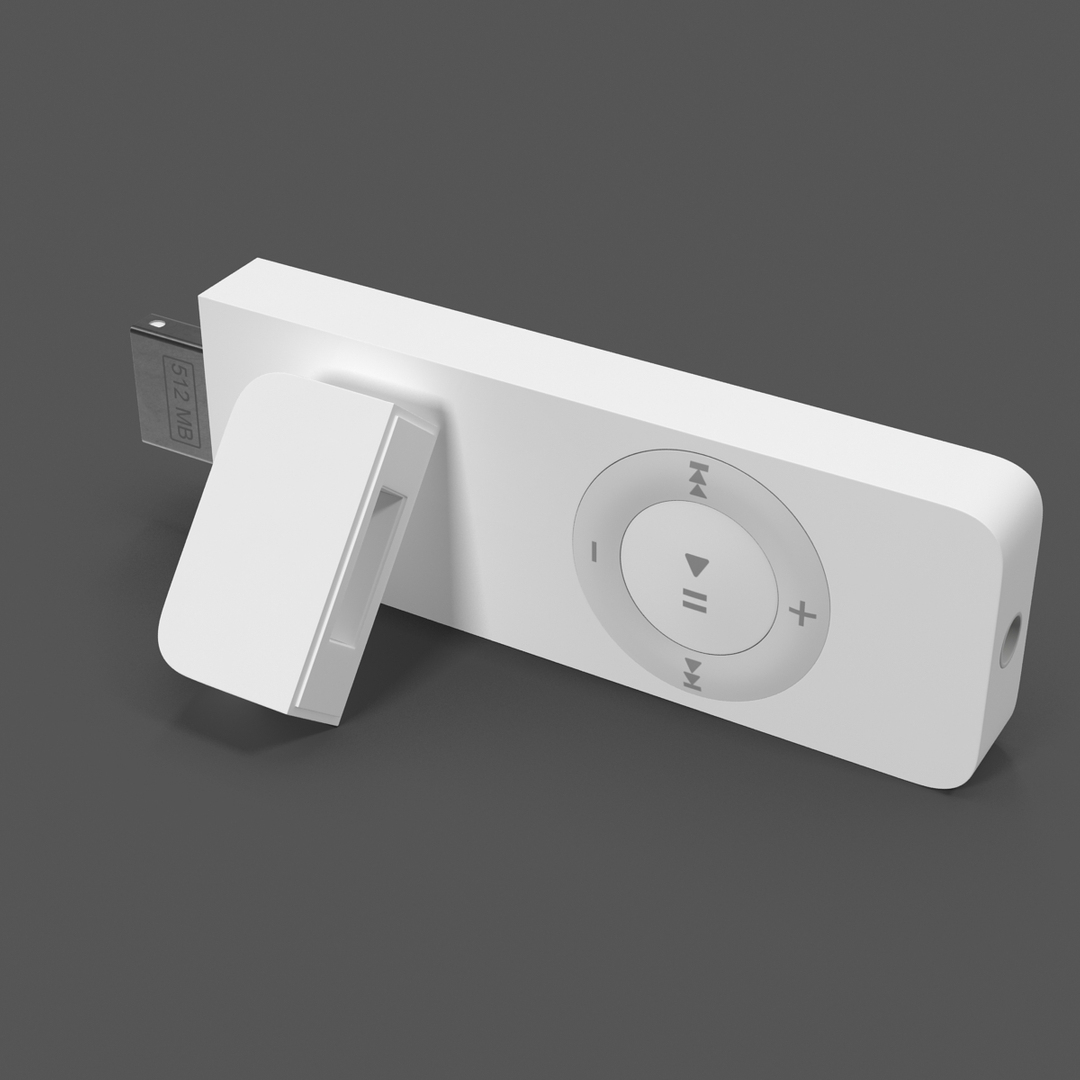 Ipod Shuffle 3d Model