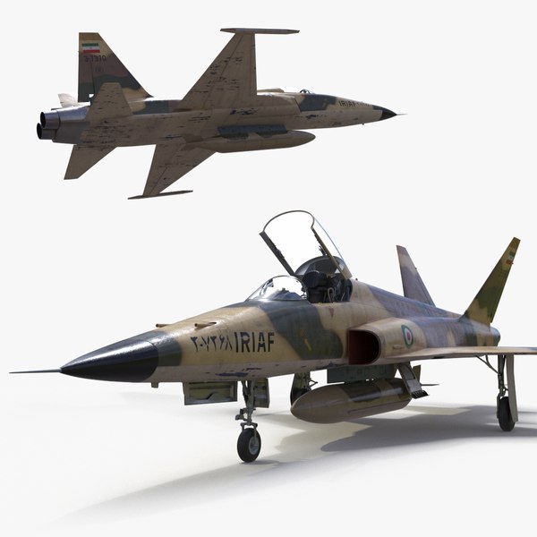 modelo 3d Avión de combate iraní HESA Saeqeh preparado - TurboSquid 2314185