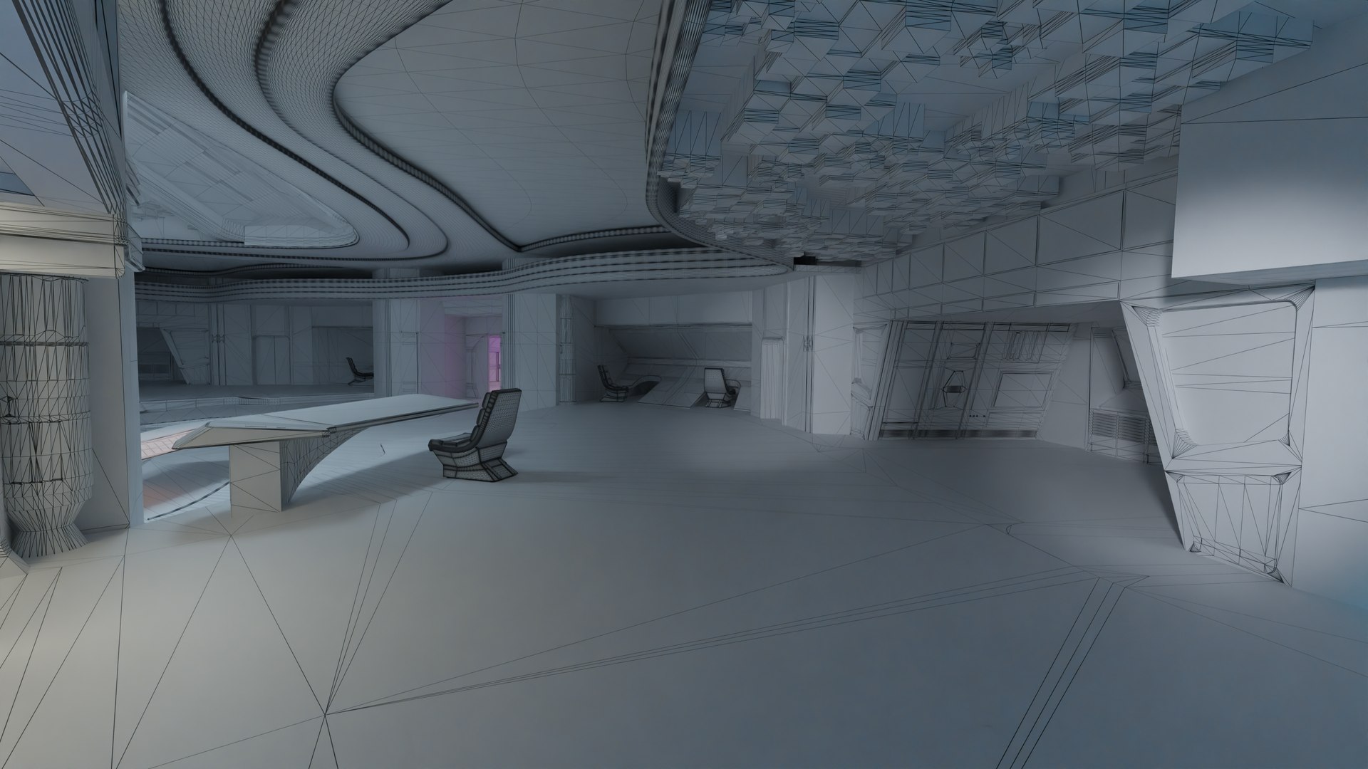 Spaceship Bridge 3D Model - TurboSquid 2242601