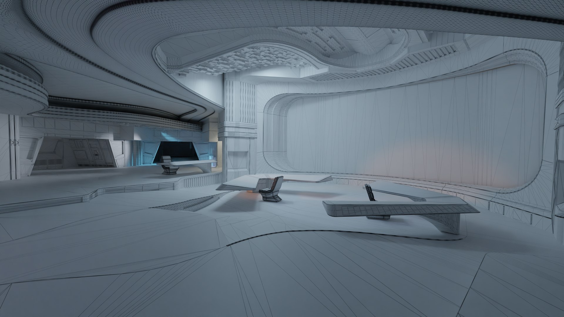 Spaceship Bridge 3D Model - TurboSquid 2242601