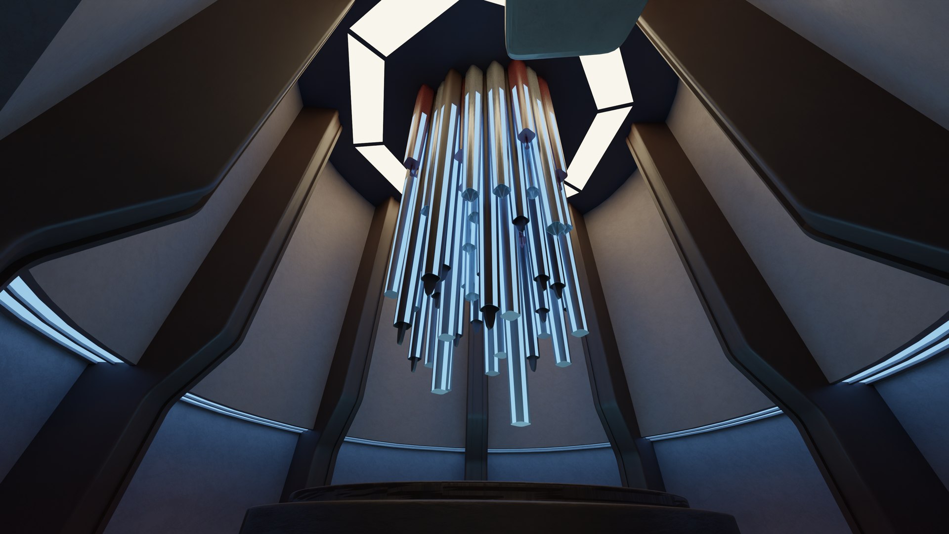Spaceship Bridge 3D Model - TurboSquid 2242601