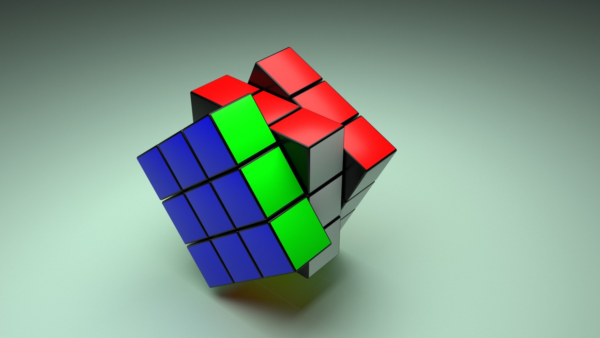 3D model Making Flag Of Italy With Rubiks Cube - TurboSquid 1833736