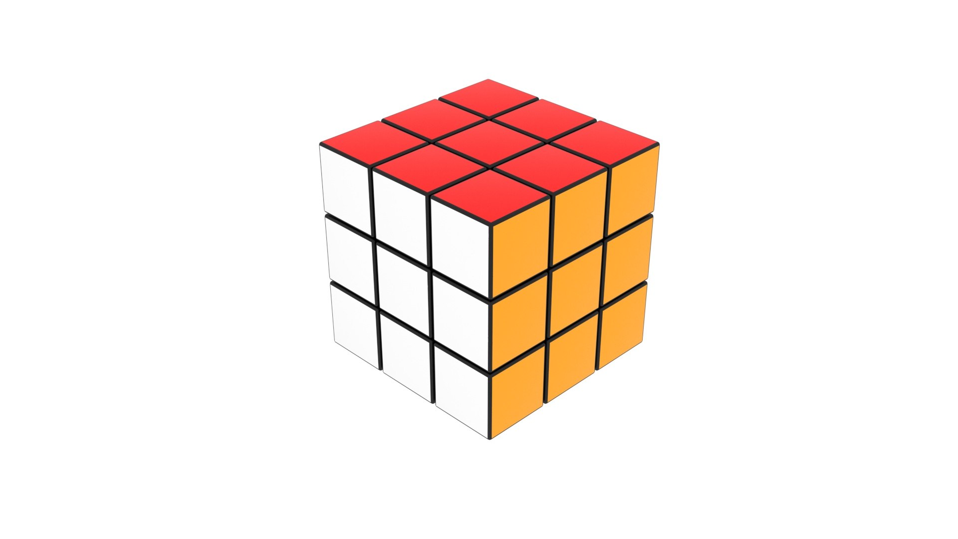 3D Model Making Flag Of Italy With Rubiks Cube - TurboSquid 1833736