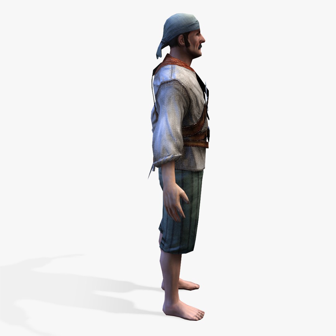 3dsmax Pirate Smuggler Real-time