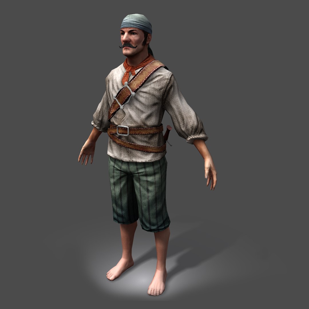 3dsmax Pirate Smuggler Real-time