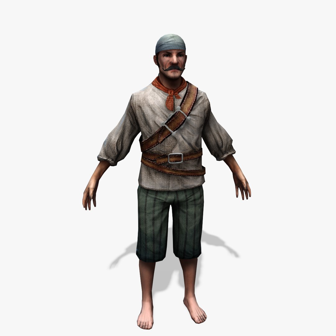 3dsmax Pirate Smuggler Real-time