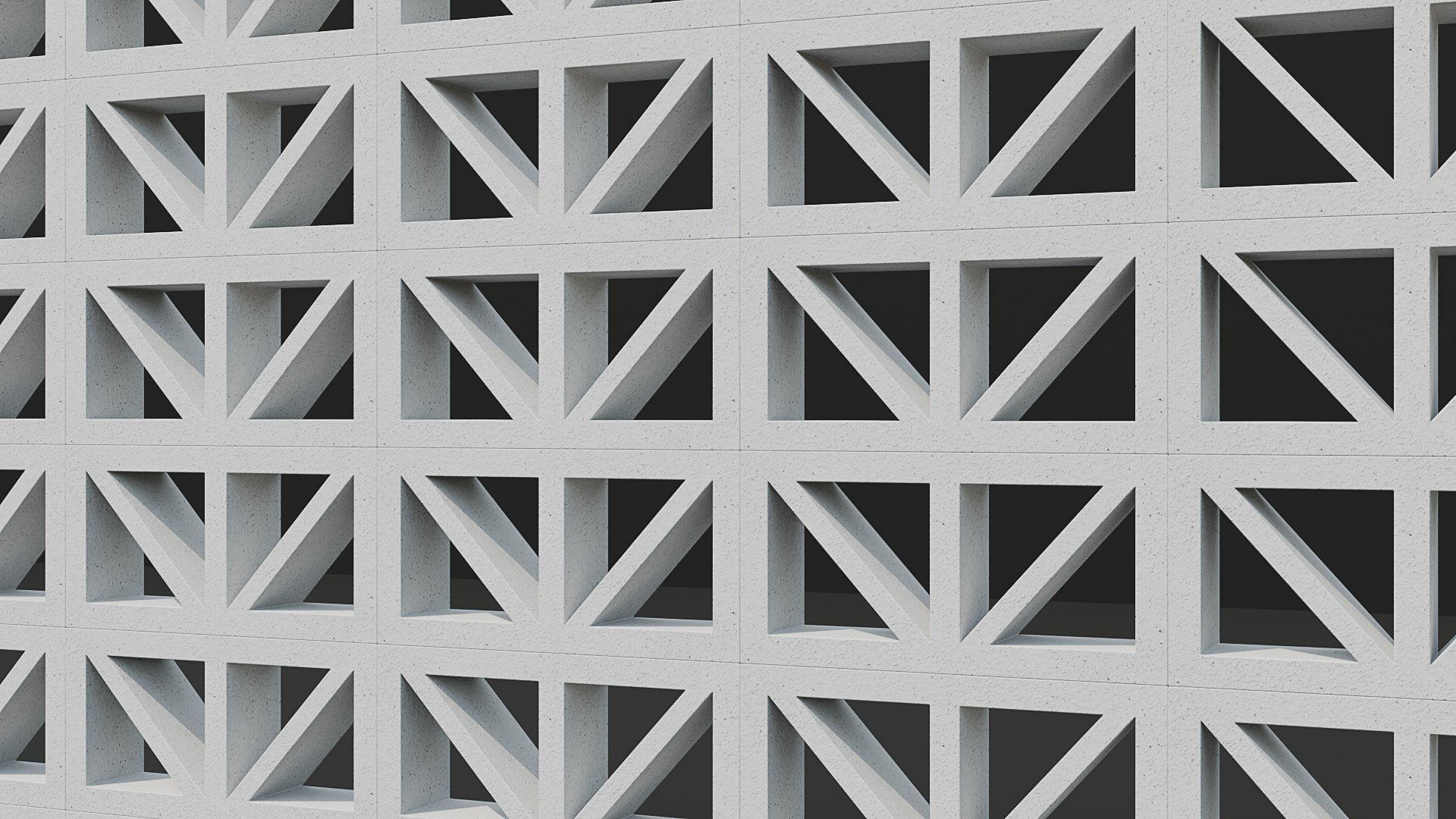 3D Breeze Blocks Wall - TurboSquid 2155631