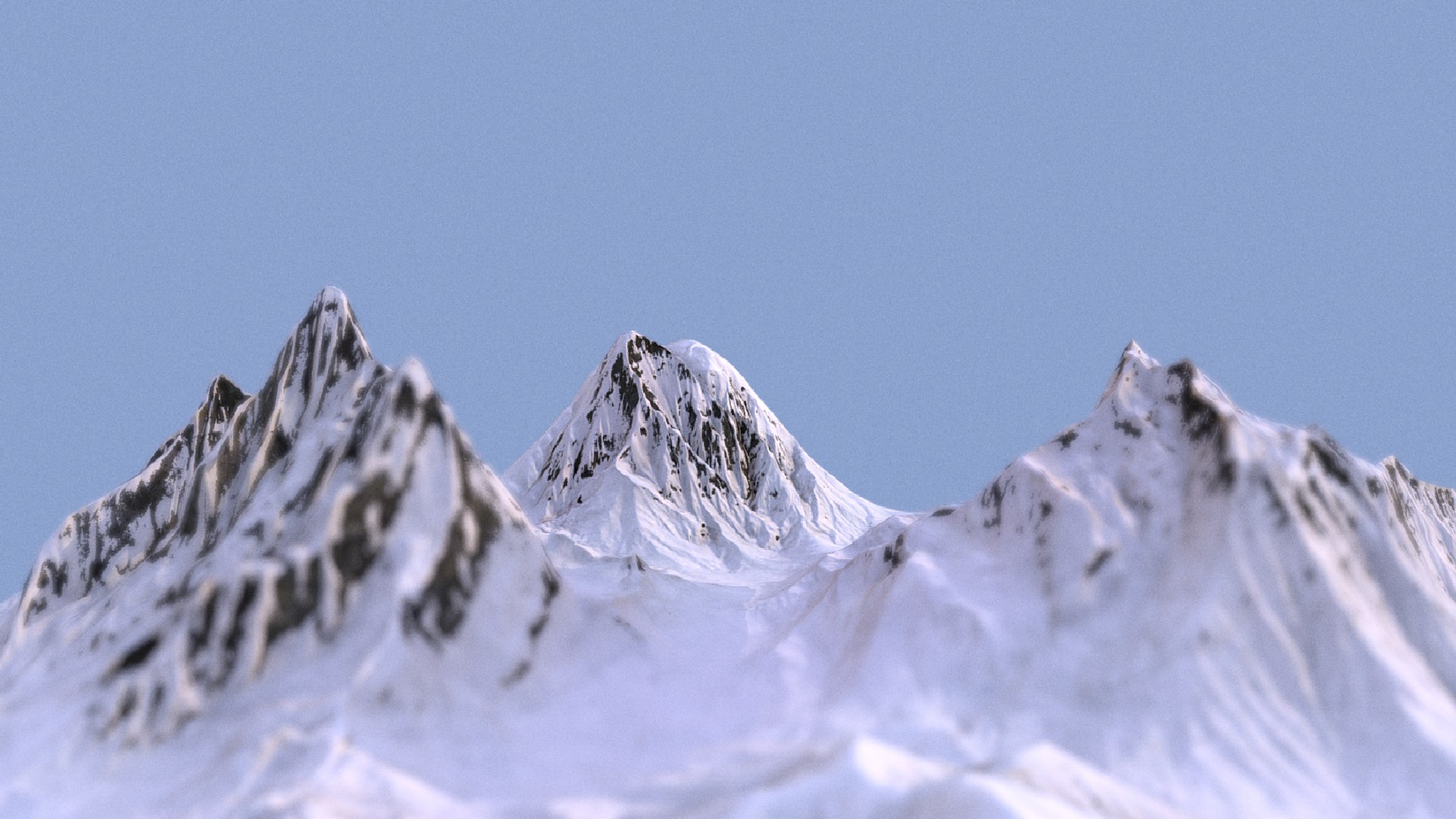 3D Model Snow Valley - TurboSquid 1404147