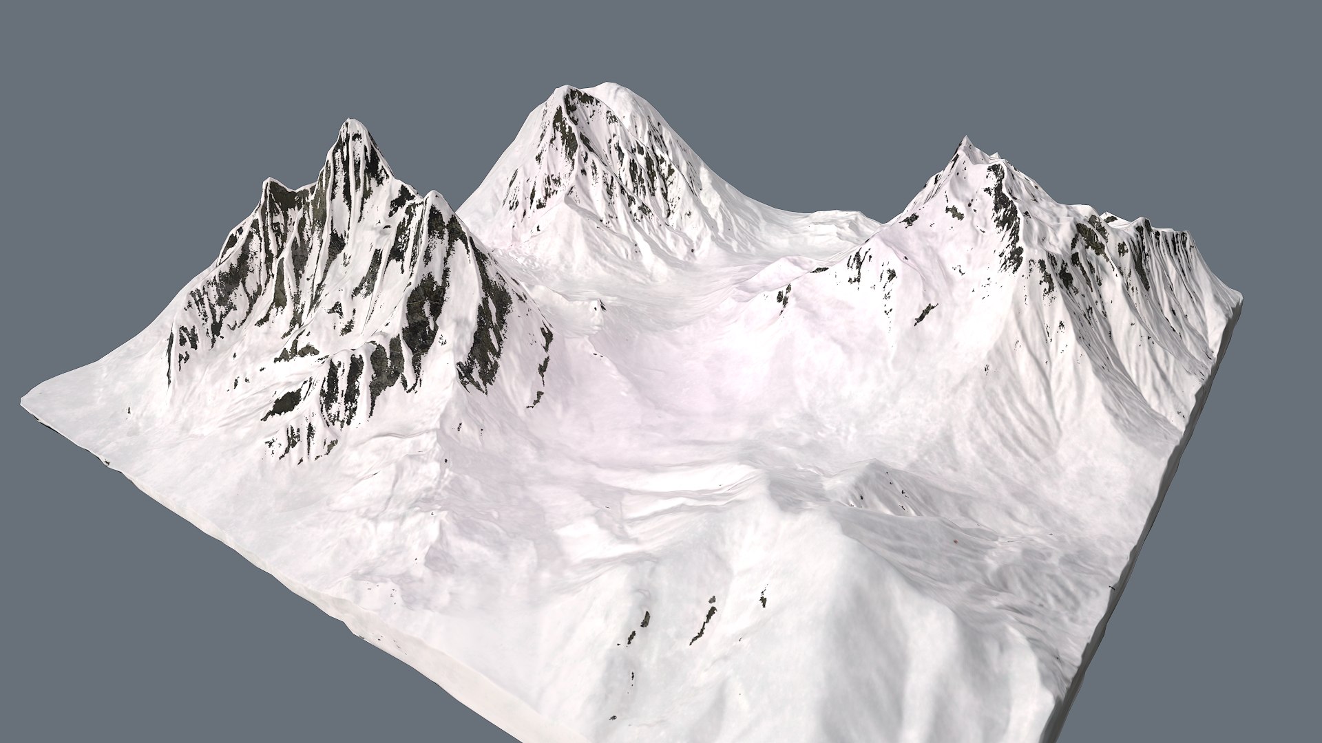 3D Model Snow Valley - TurboSquid 1404147