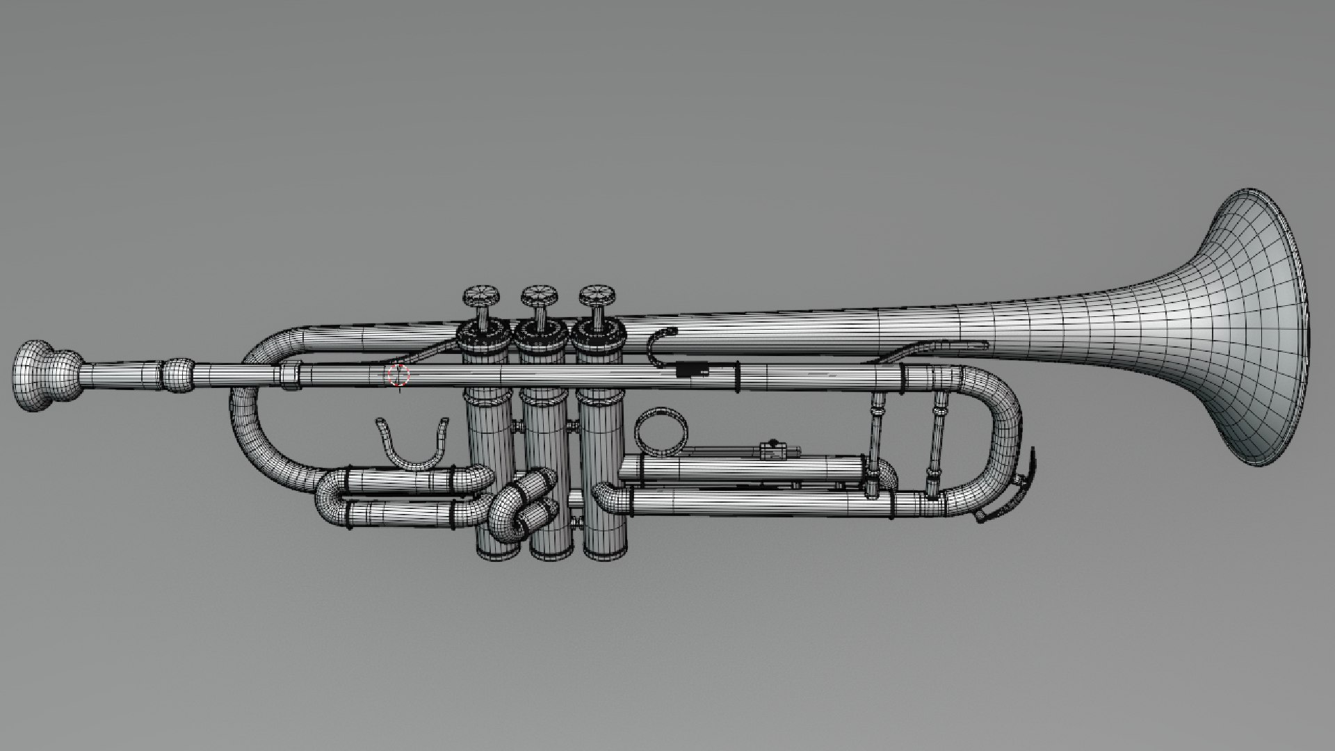 3D Model Trumpet Three Materials Brass Copper And Silver - TurboSquid ...