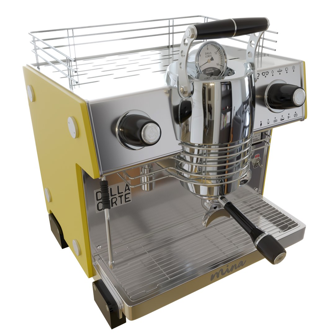 Dalla Corte Mina Espresso Machine 3D Model - TurboSquid 1850432