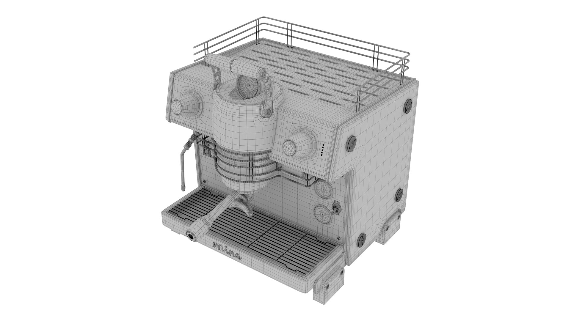 Dalla Corte Mina Espresso Machine 3D Model - TurboSquid 1850432