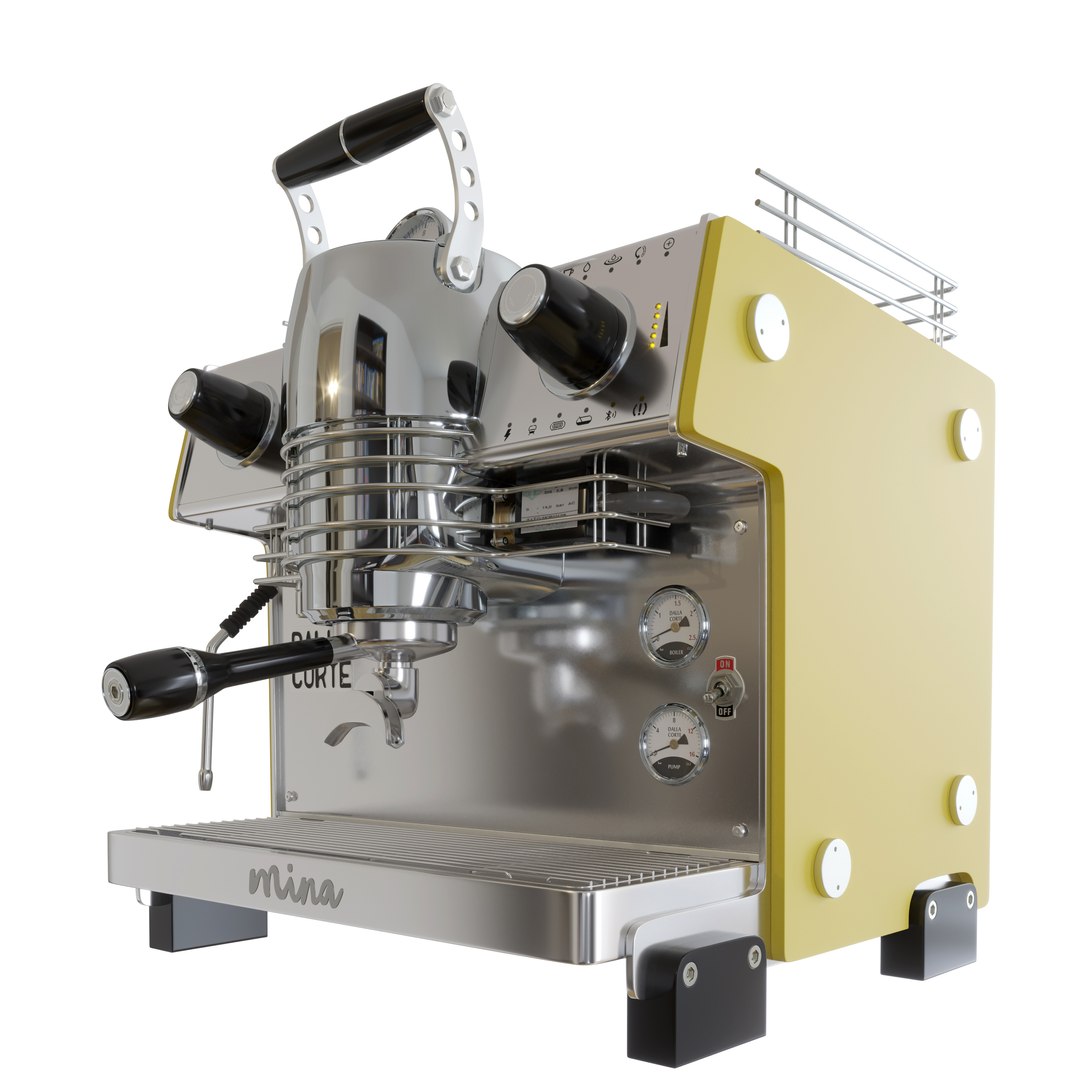 Dalla Corte Mina Espresso Machine 3D Model - TurboSquid 1850432