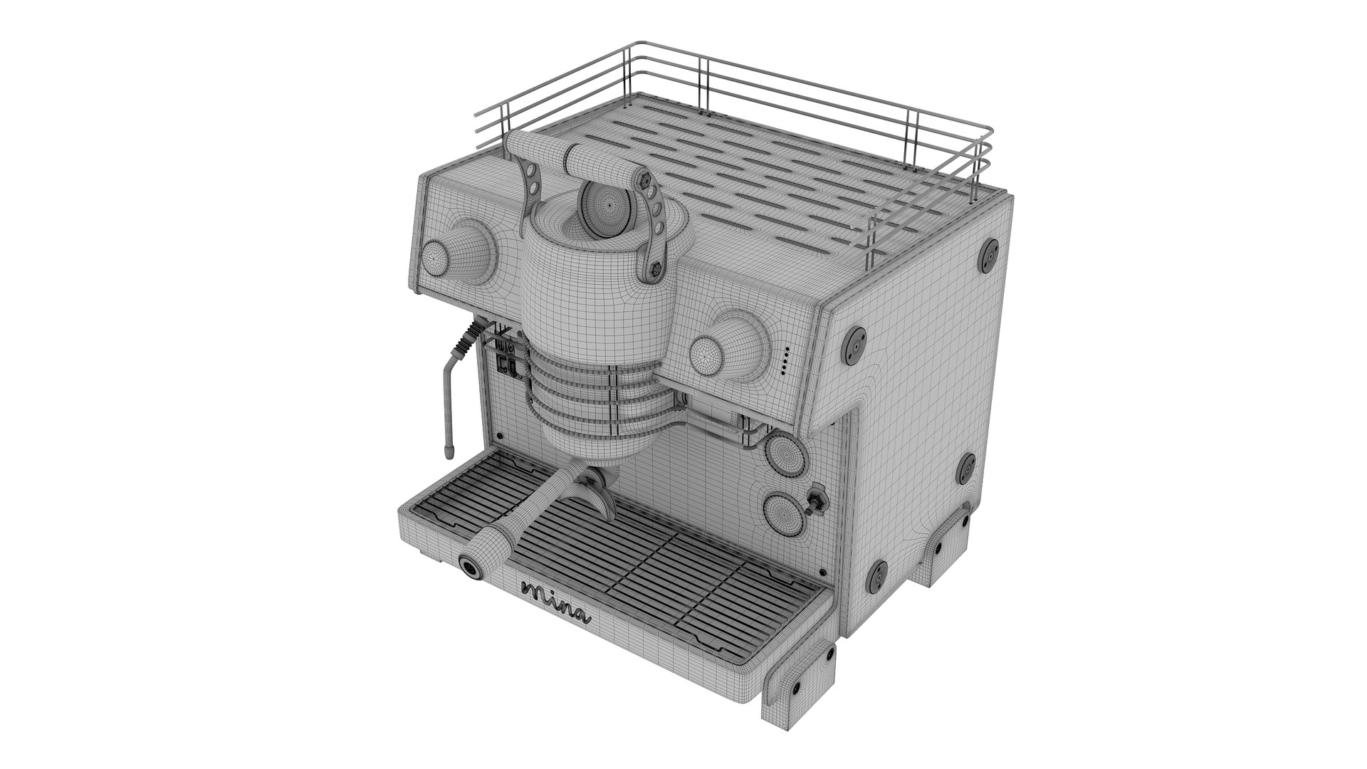 Dalla Corte Mina Espresso Machine 3D Model - TurboSquid 1850432