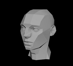 3d Dxf Samuel Human Male Head Reference
