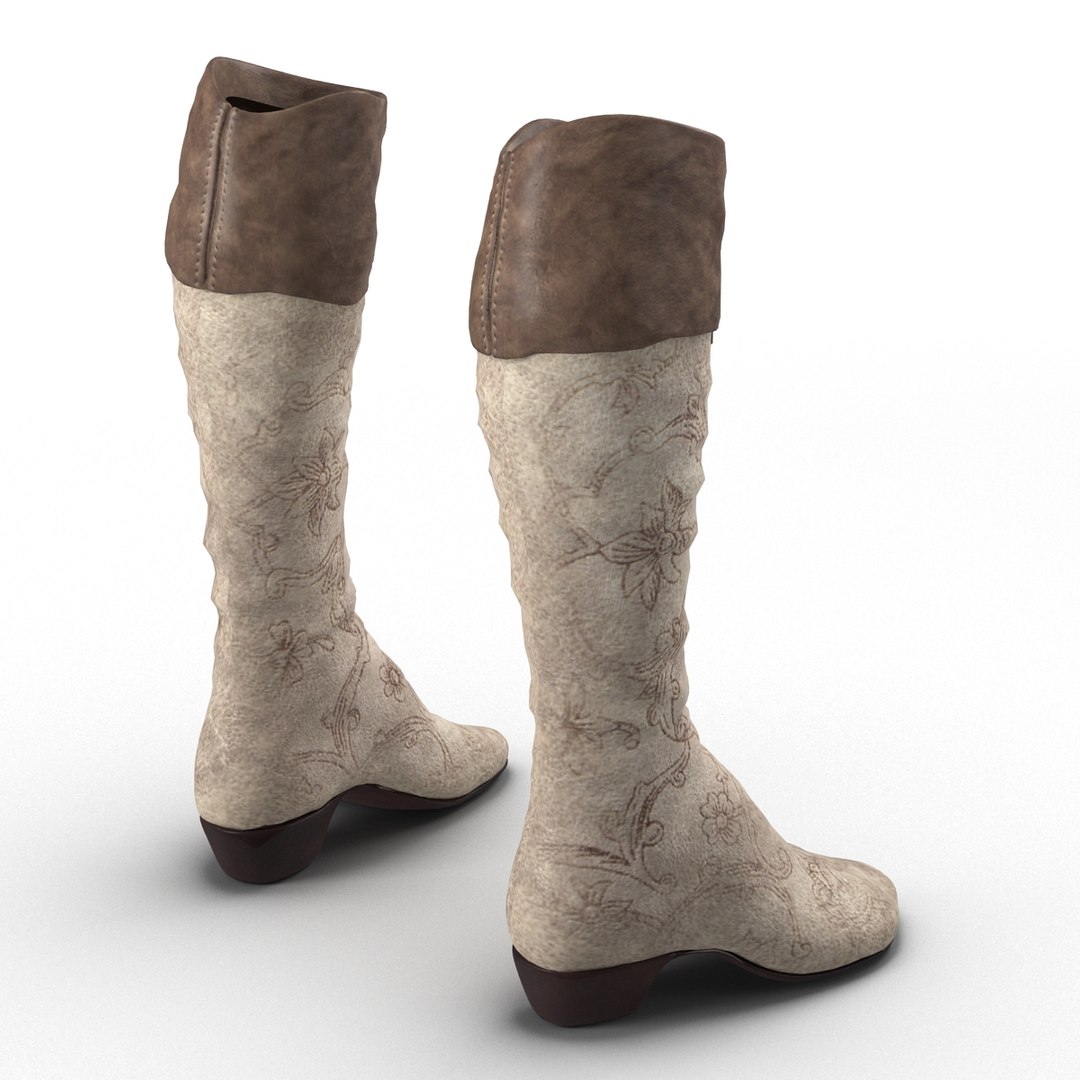 Knee Boots 3d 3ds