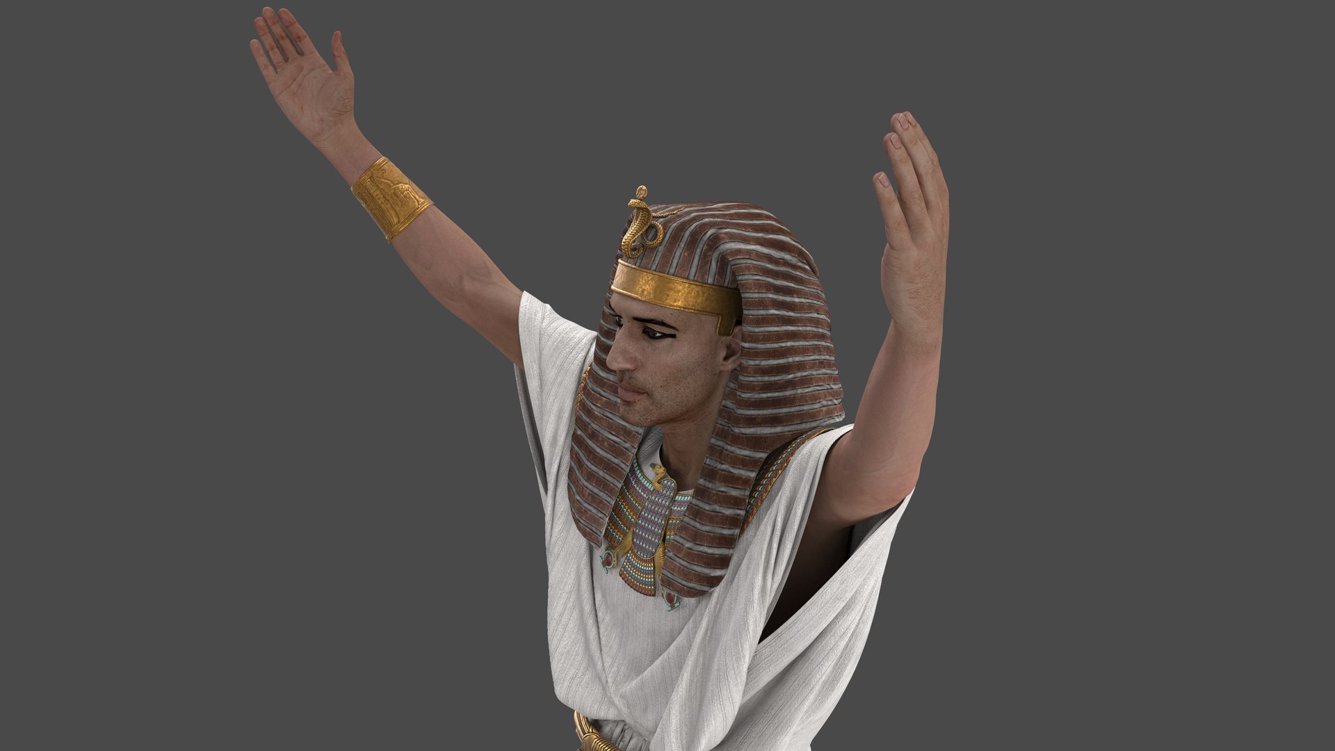 Phararoh Poses 3D - TurboSquid 2148418