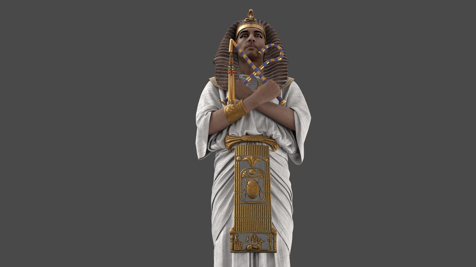 Phararoh Poses 3D - TurboSquid 2148418