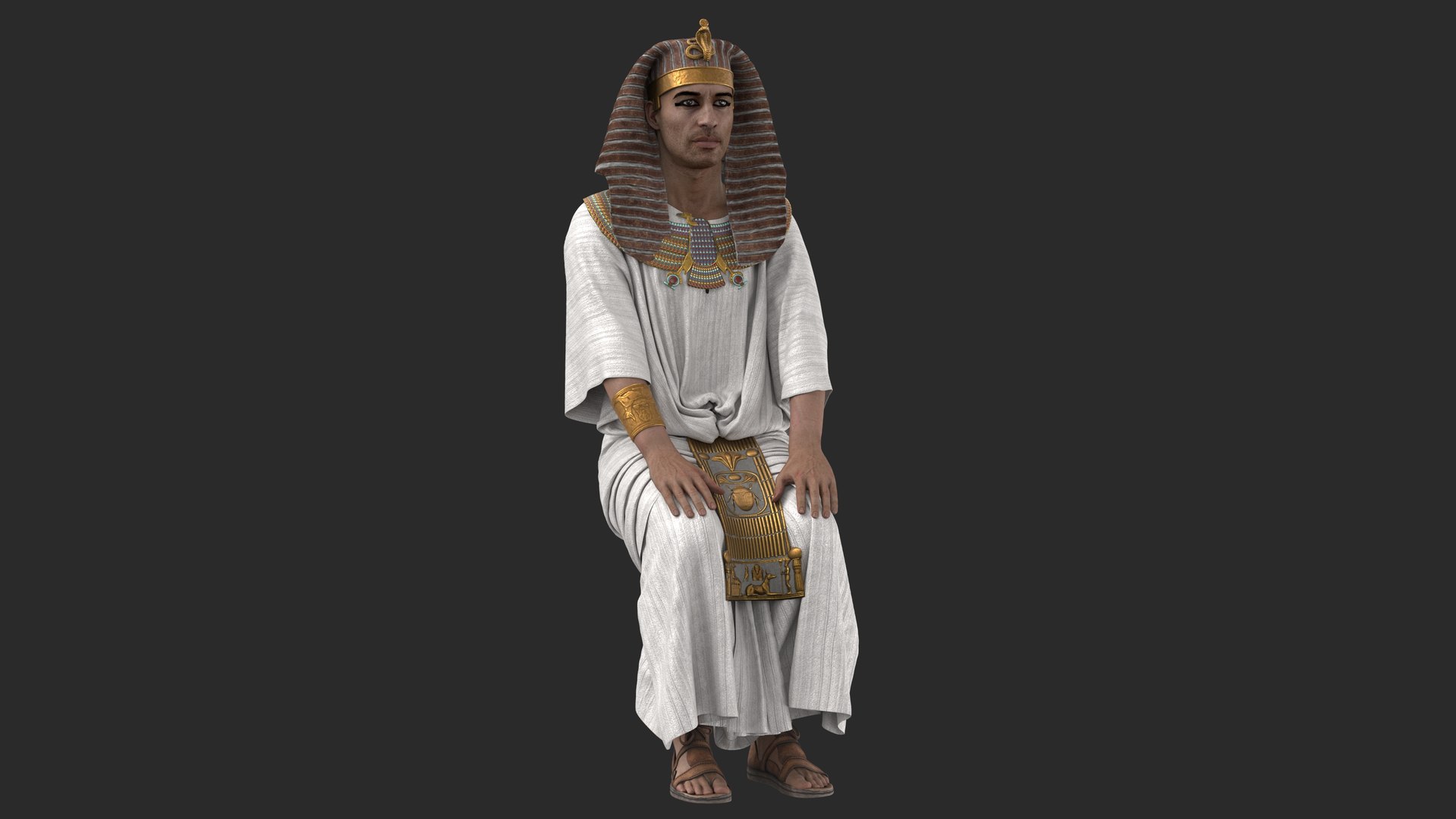 Phararoh Poses 3D - TurboSquid 2148418