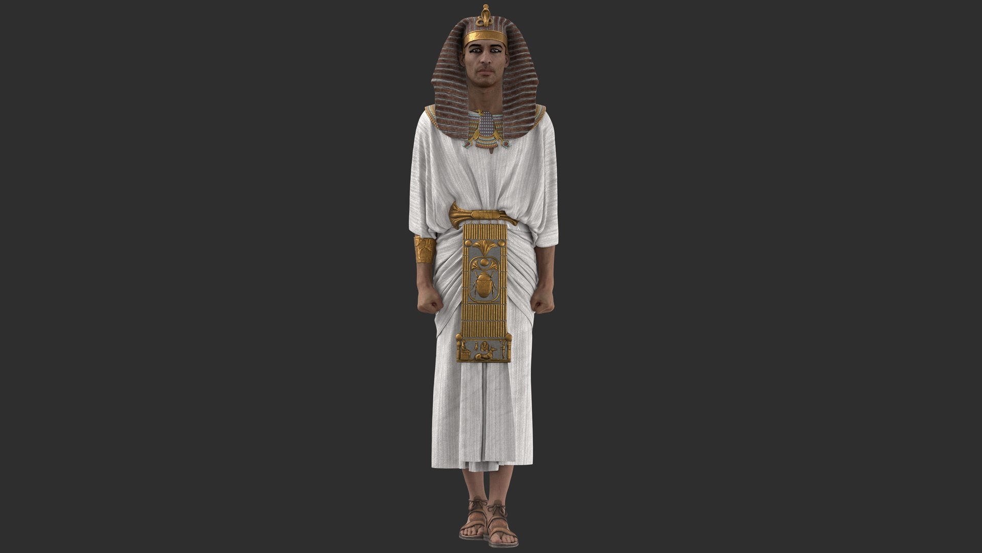 Phararoh Poses 3D - TurboSquid 2148418