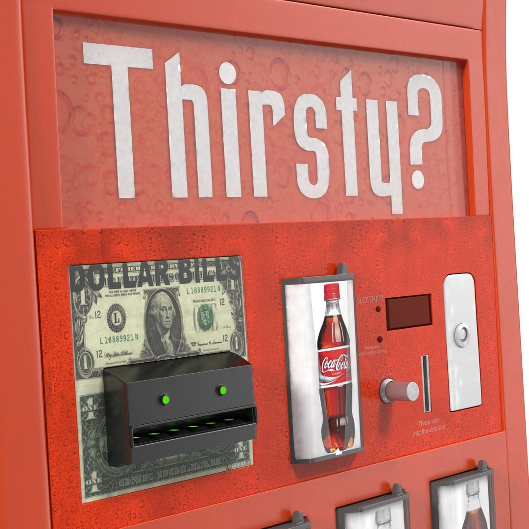 fanta vending machine max