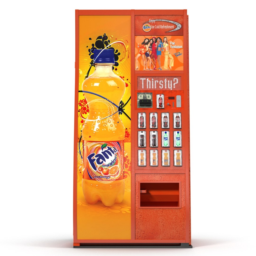 fanta vending machine max