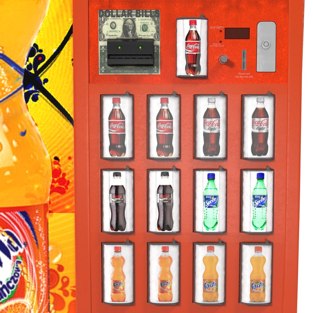 fanta vending machine max