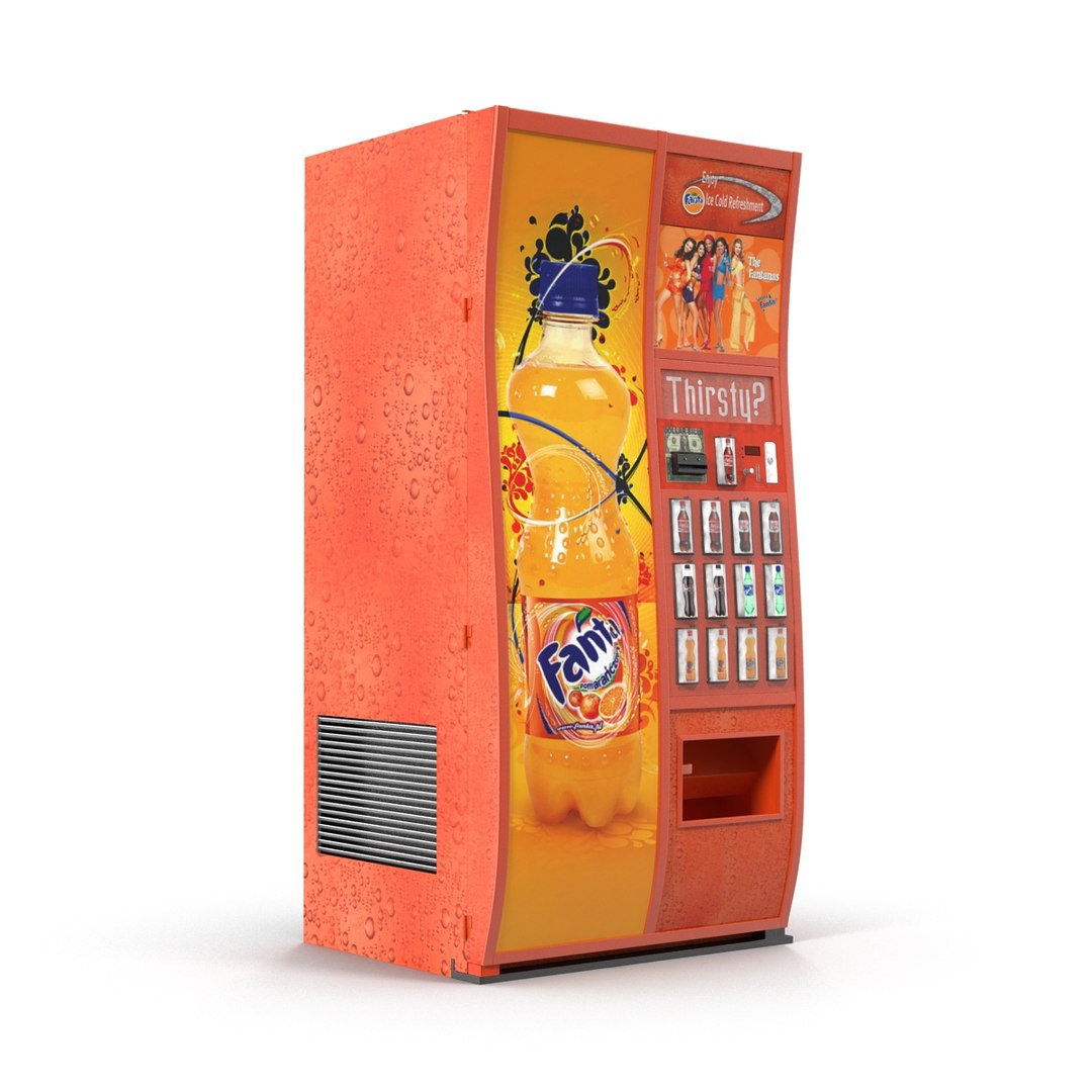 fanta vending machine max