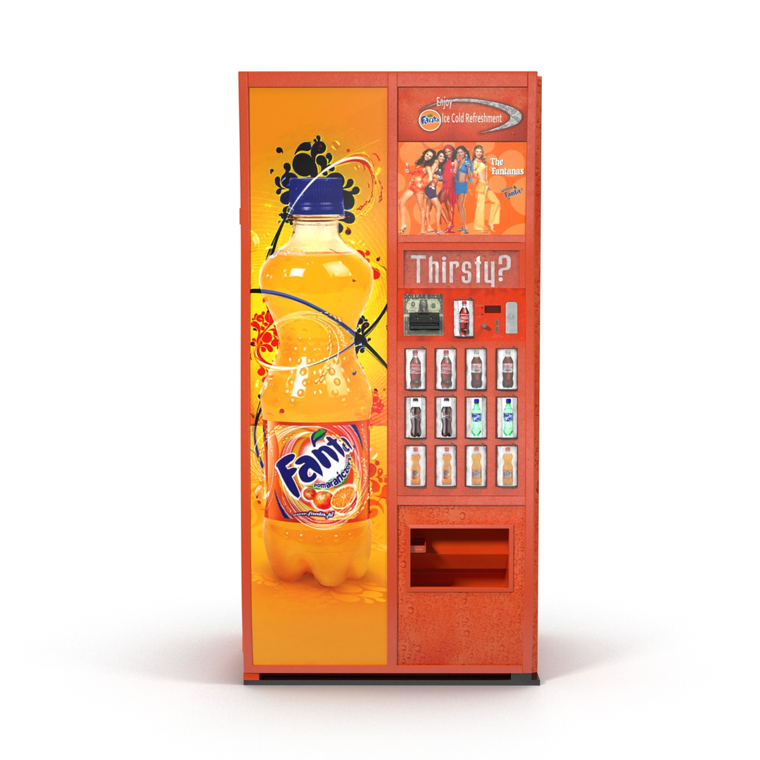 fanta vending machine max
