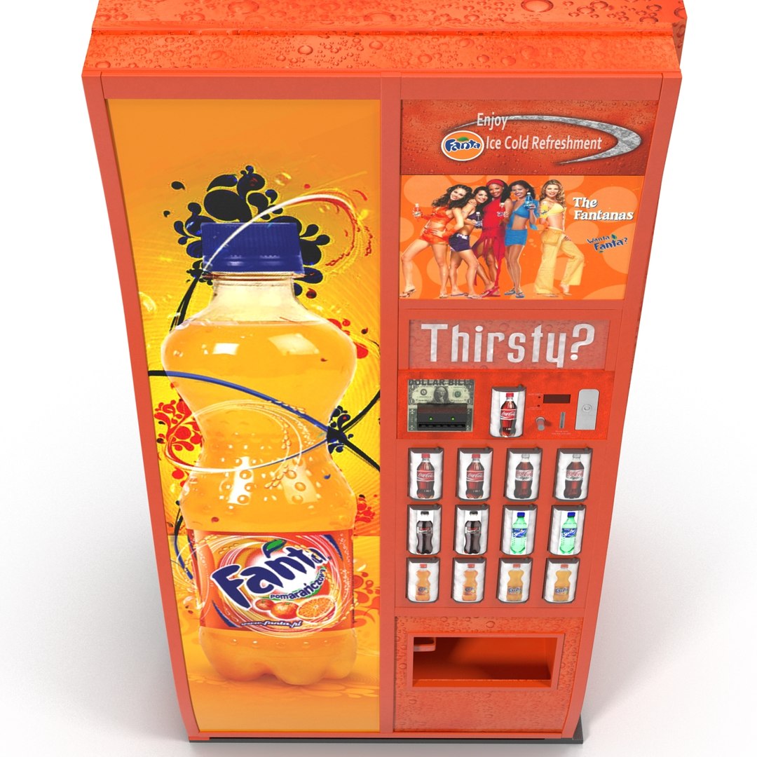 fanta vending machine max