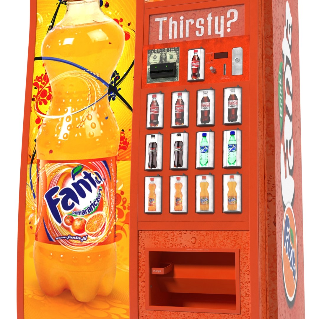 fanta vending machine max