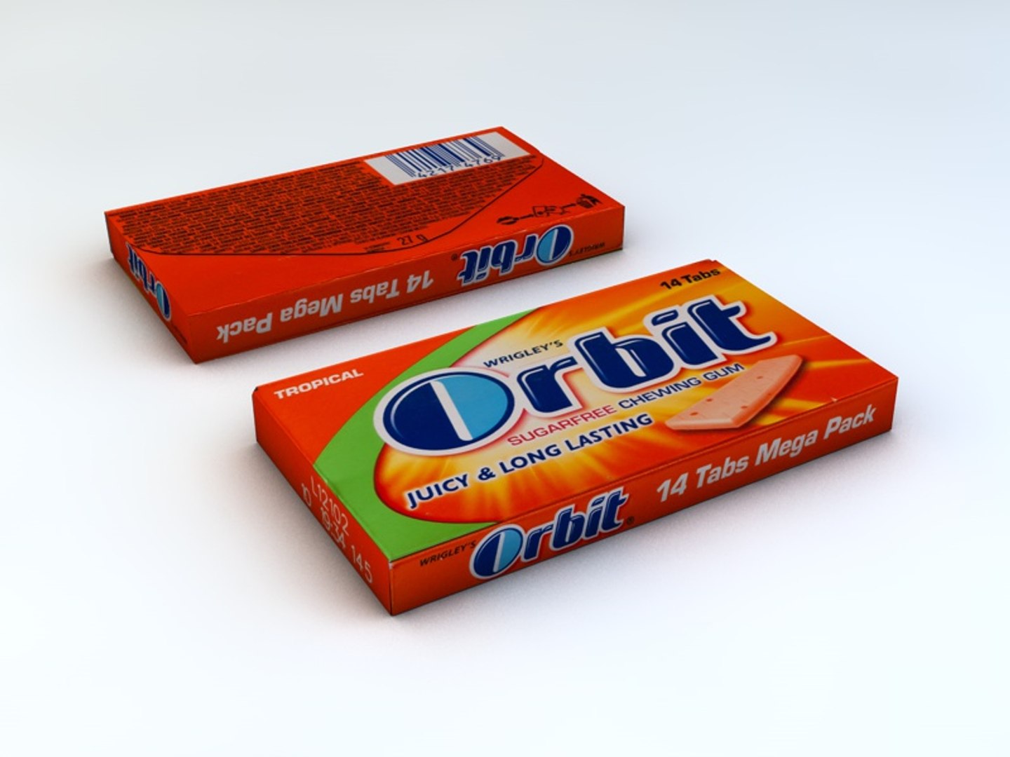C4d Chewing Gum Package