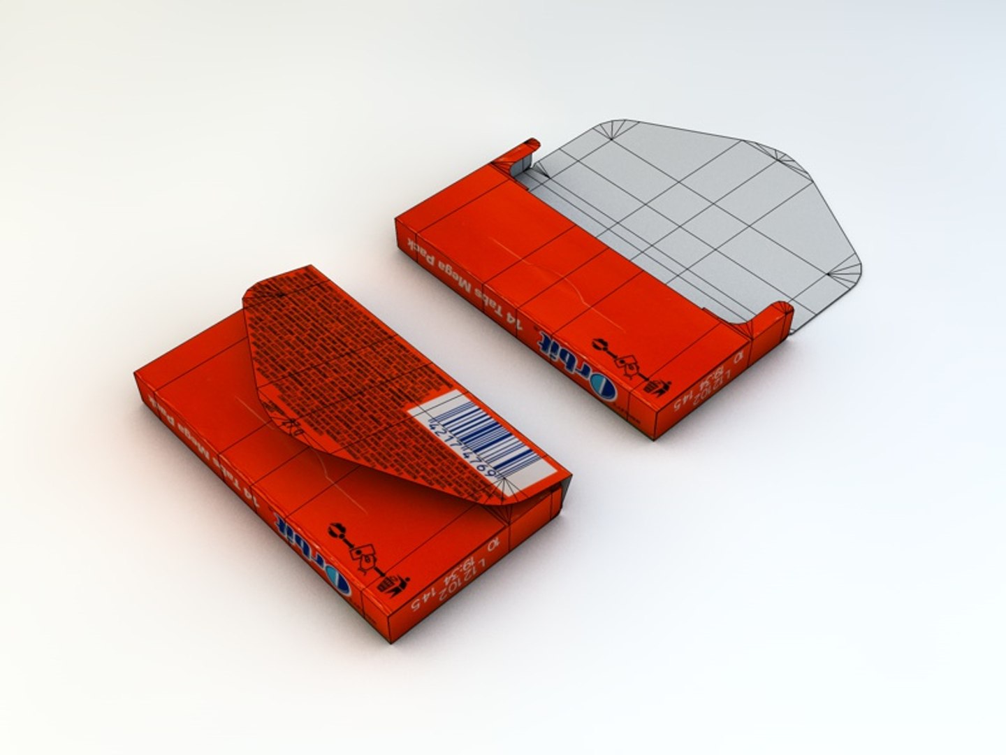 C4d Chewing Gum Package