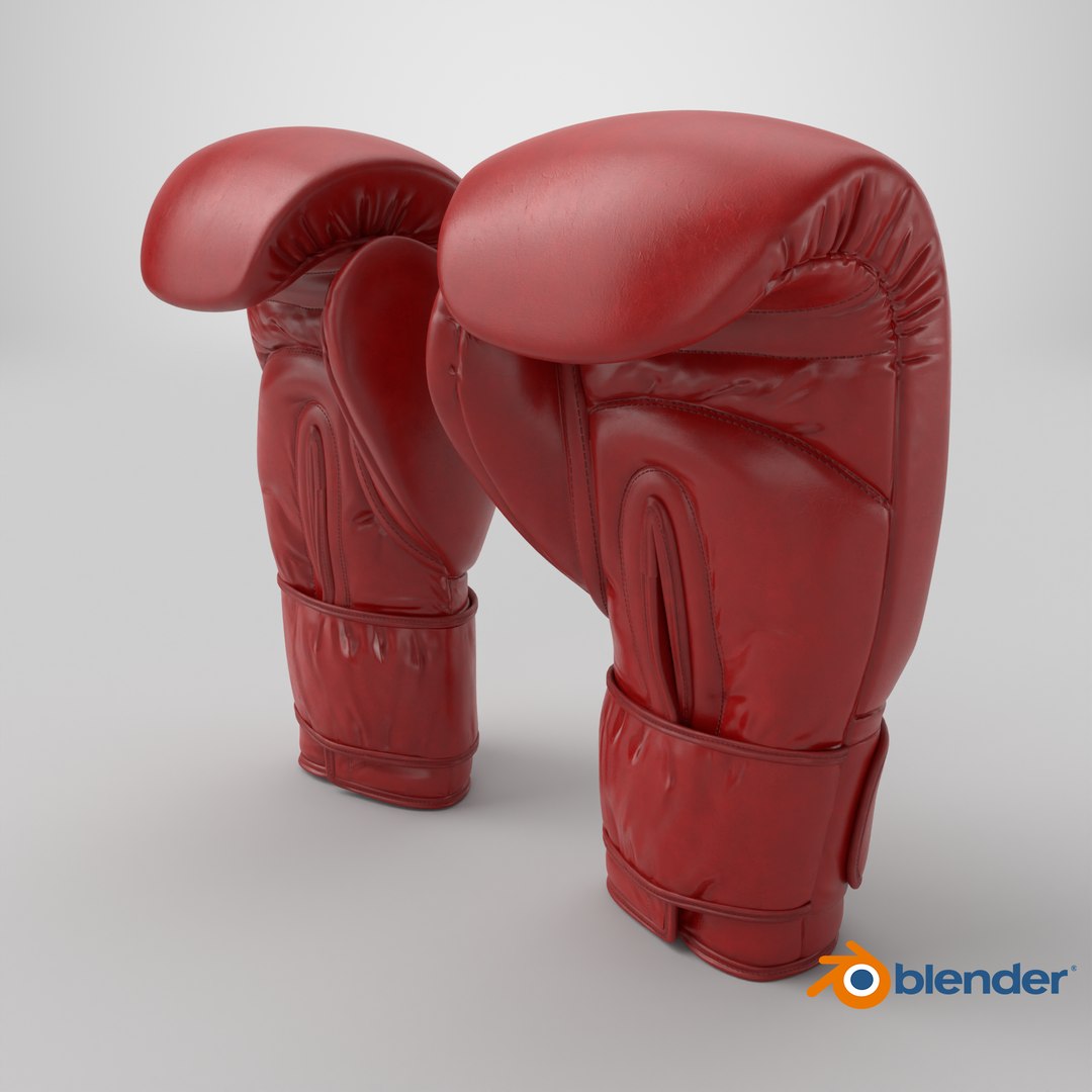 3D Boxing Glove Red - TurboSquid 1858878