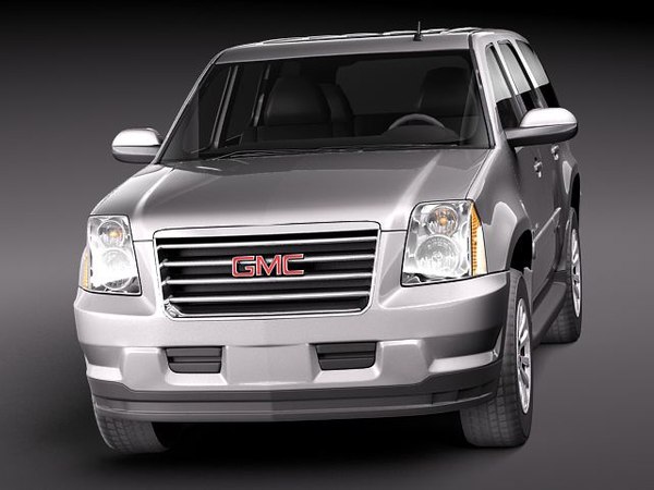 gmc yukon hybrid 2010 3d model